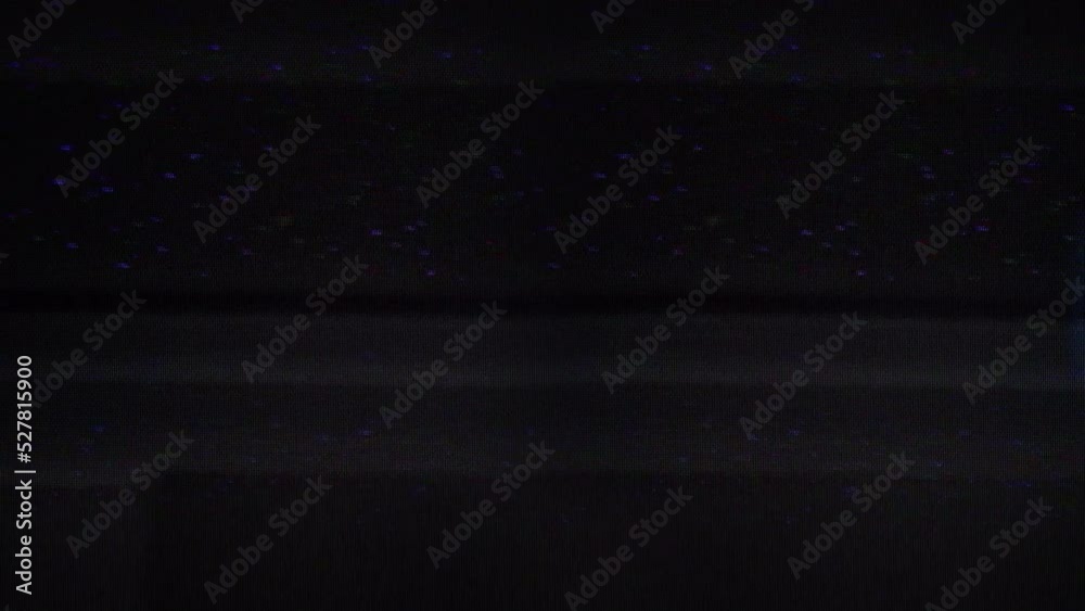 Analogue Vintage practical VHS VCR noise. Static colour noise. Glitch ...
