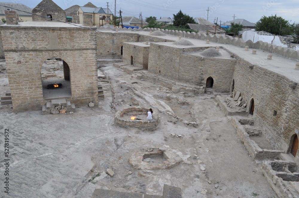 Azerbaijan Ateshgah of Baku Fire Temple Stock Photo | Adobe Stock