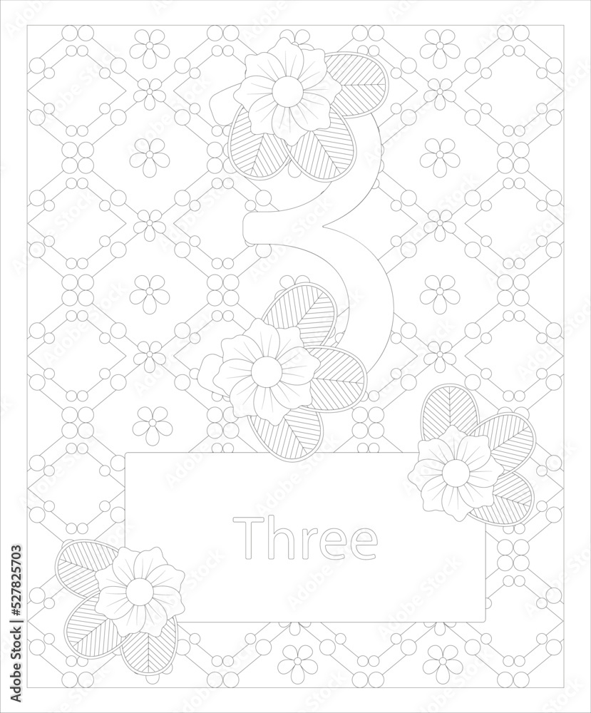 numbers coloring pages,numbers coloring pages for kids and adults ...