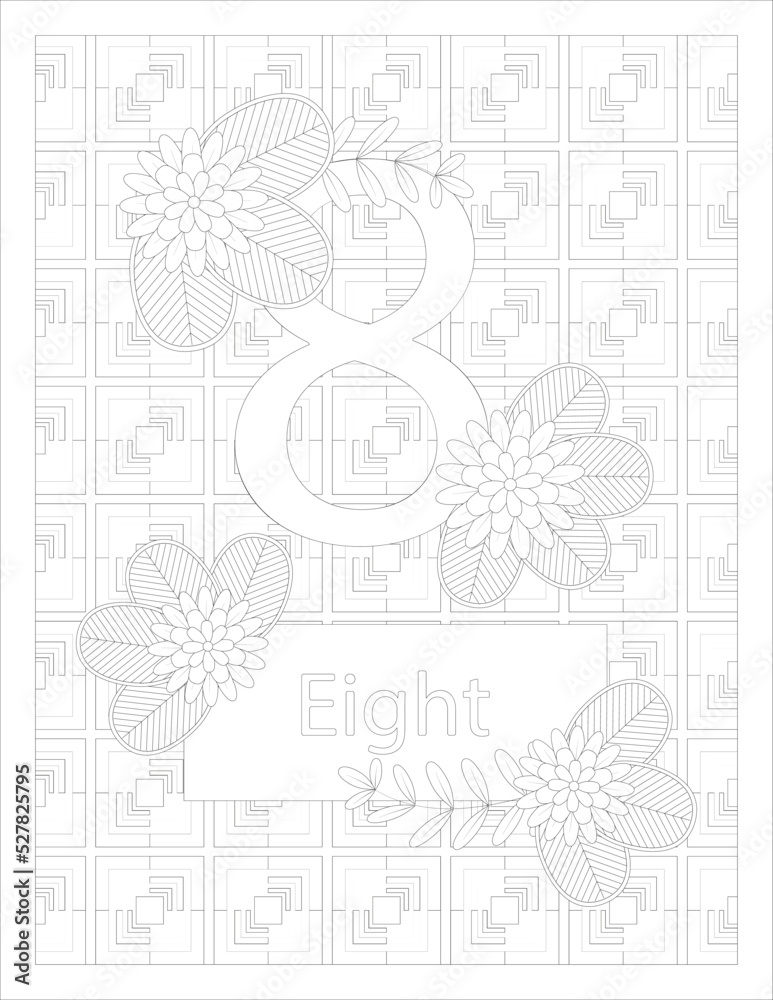 numbers coloring pages,numbers coloring pages for kids and adults ...