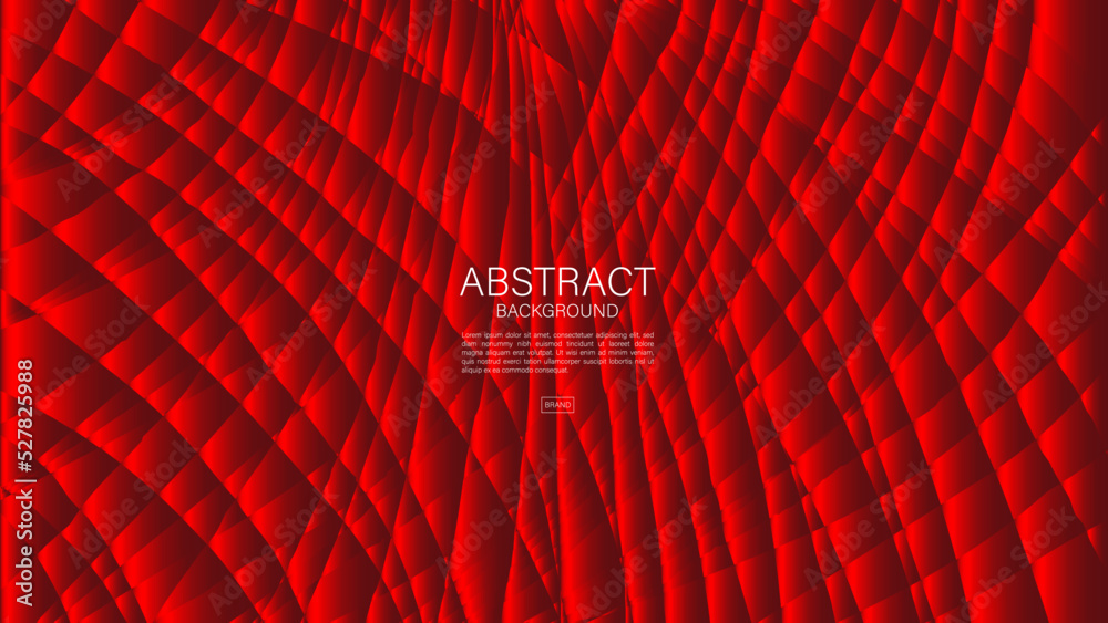 Red abstract background, polygon vector, Geometric vector, Minimal ...