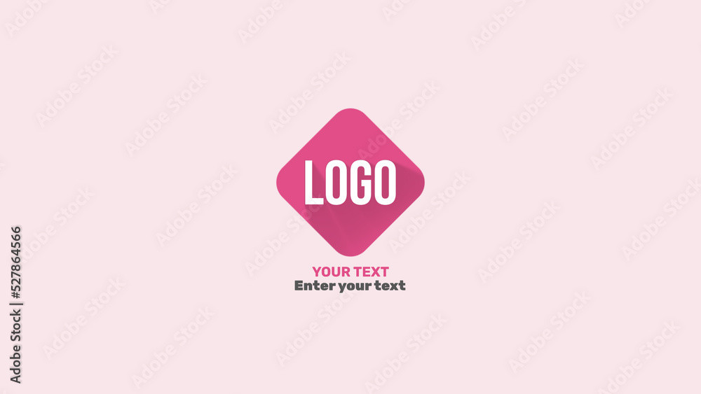 Colorful Simple Logo Reveal Stock Template | Adobe Stock