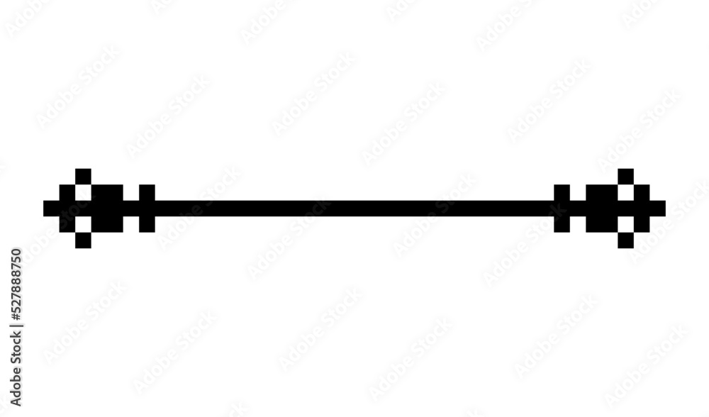 pixel art border divider Stock Vector | Adobe Stock