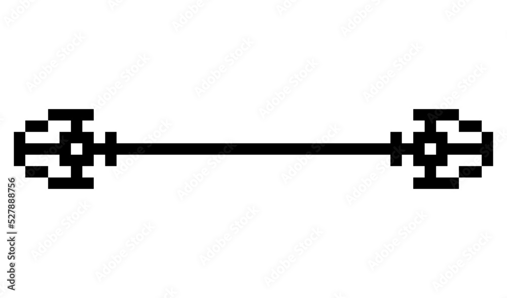 pixel art border divider Stock Vector | Adobe Stock