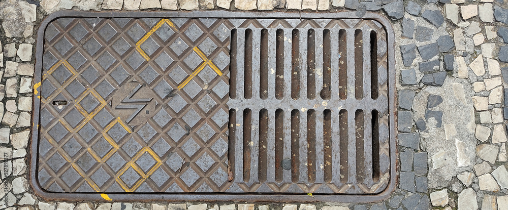 Texture floor path asphalt street parking background iron rock granite ...