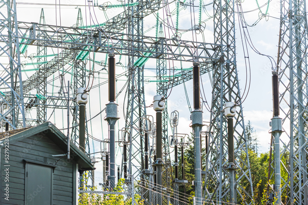 power grid lines to simulate electricity costs, inflation and energy ...