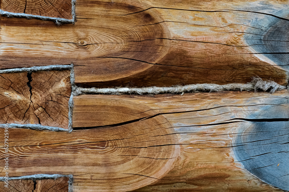 og wall, log bath, log background, logs, pine cylindrical logs, tow ...