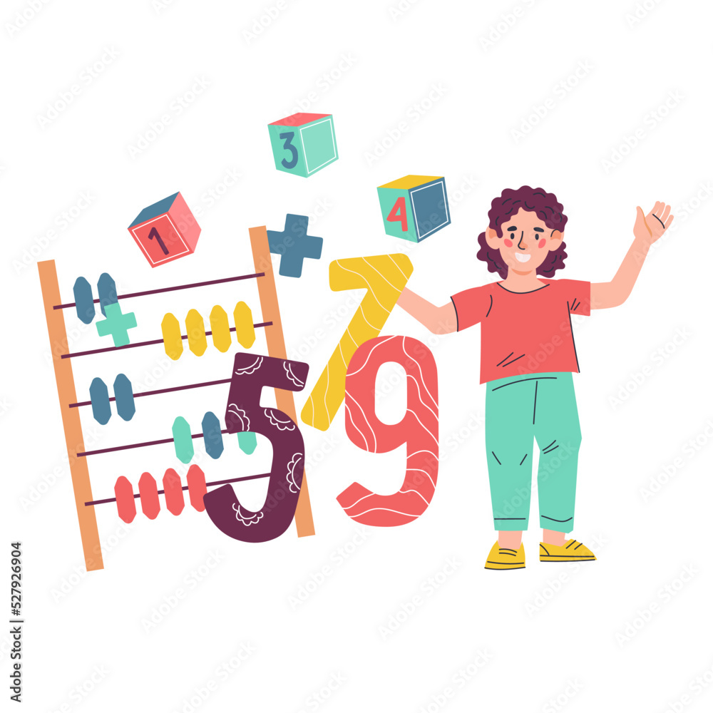 Children early education and development of intellectual capacity, flat ...