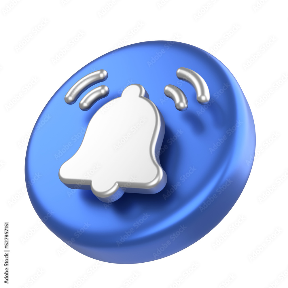 3D subscribe icon. Subscribe button. 3D element. Stock Illustration ...