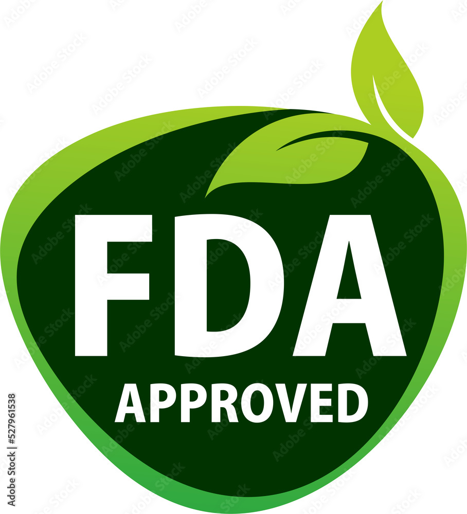 FDA Approved Food and Drug Administration icon, symbol, label, badge ...