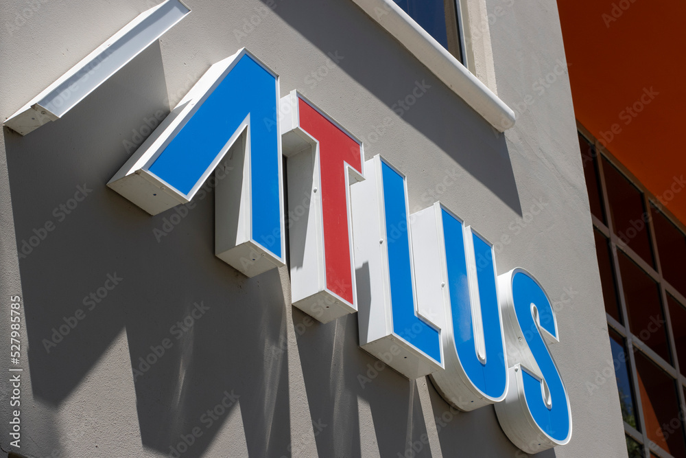 Irvine, CA, USA - May 7, 2022: Atlus logo is seen at the headquarters ...