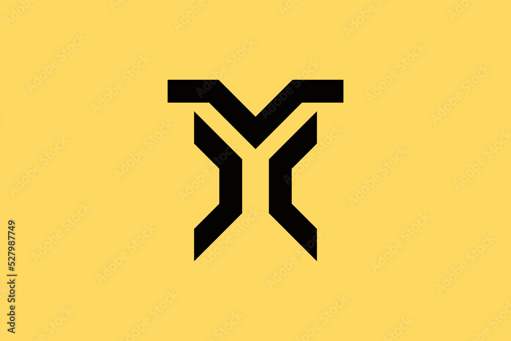 Minimal XT logo. Icon of a TX letter on a luxury background. Logo idea ...