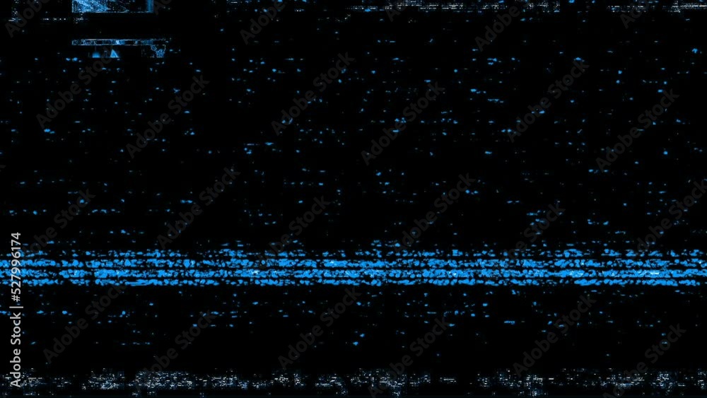 Glitch Overlay on black background. Glitch television VFX. Visual video ...