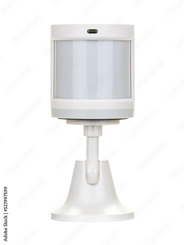 Wireless infrared motion sensor PIR. Battery powered for smart home or ...