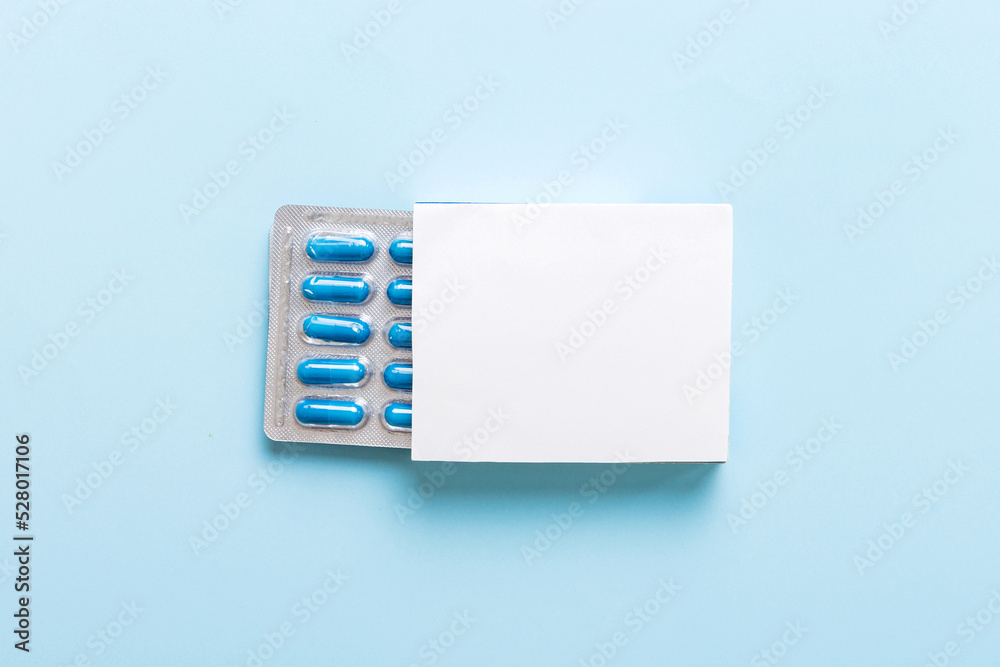 Blank White Product Package Box Mock-up. Open blank medicine drug box ...
