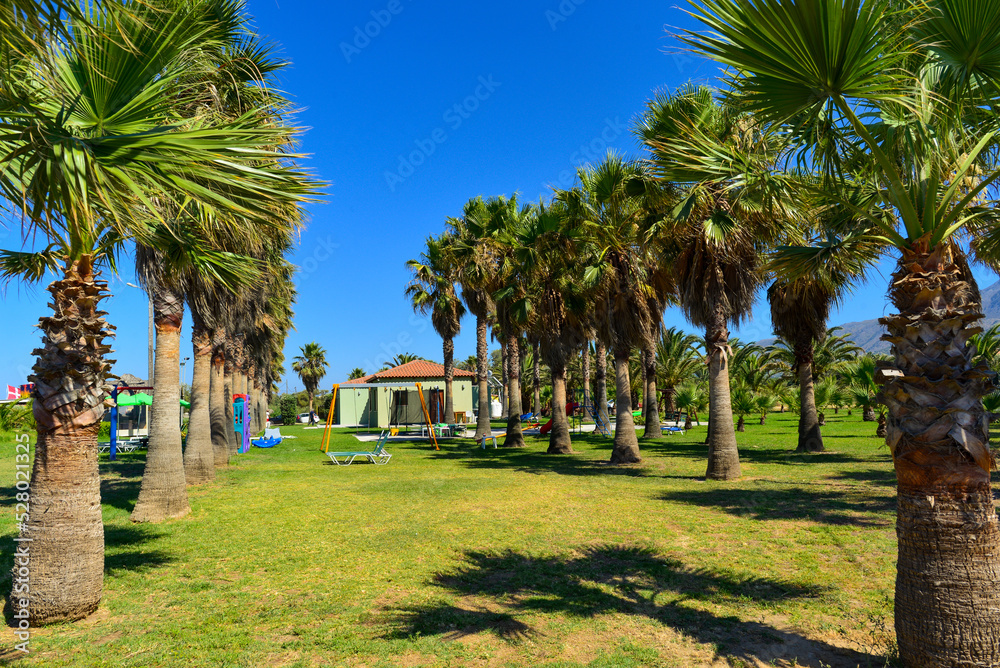 Paralia Kourna/Georgioupoli-Chania/Kreta (Griechenland) Stock Photo ...