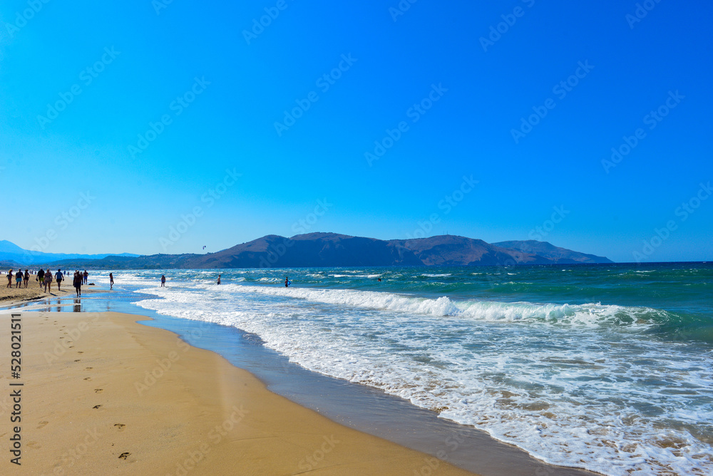 Paralia Kourna/Georgioupoli-Chania/Kreta (Griechenland) Stock Photo ...