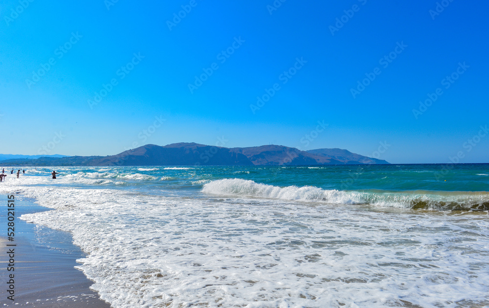 Paralia Kourna/Georgioupoli-Chania/Kreta (Griechenland) Stock Photo ...