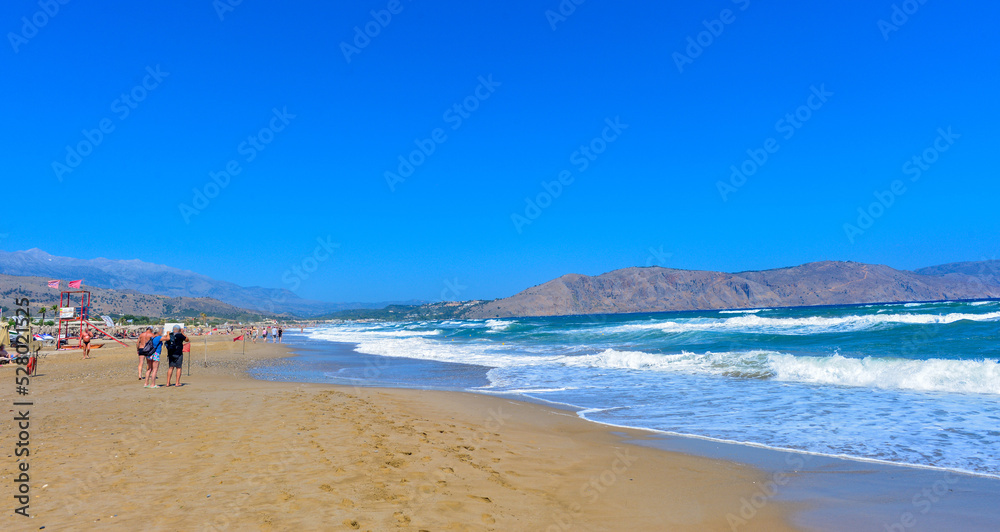 Paralia Kourna/Georgioupoli-Chania/Kreta (Griechenland) Stock Photo ...