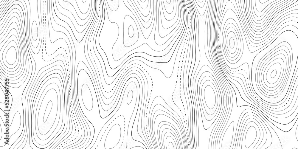 Topographic contour map. Vector cartography illustration. Topography ...