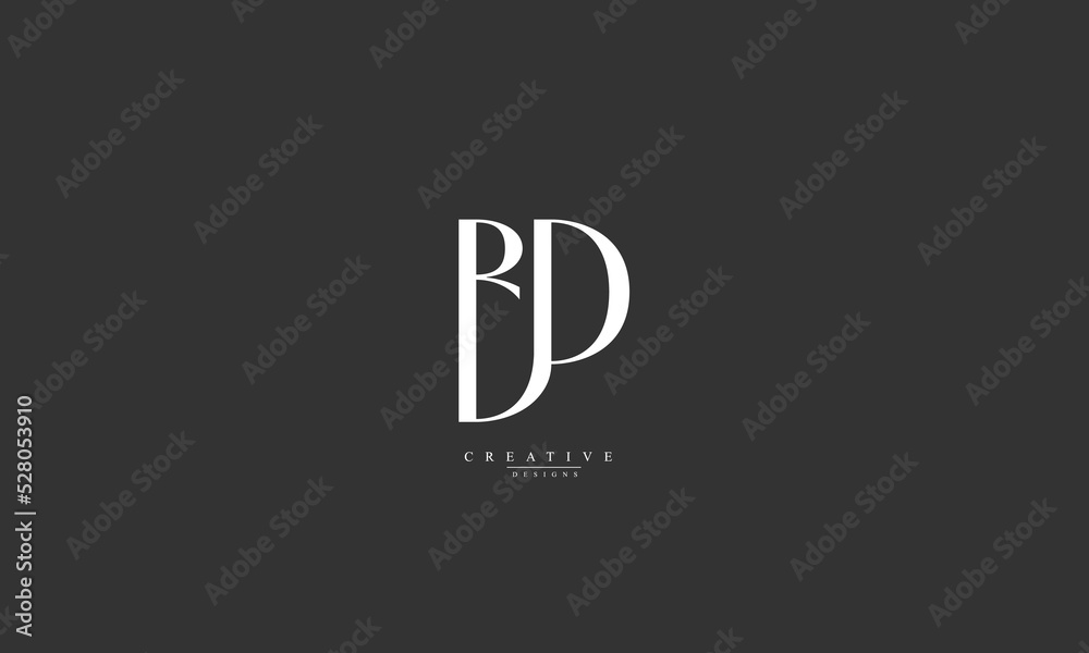 Alphabet letters Initials Monogram logo BP PB B P Stock Vector | Adobe ...