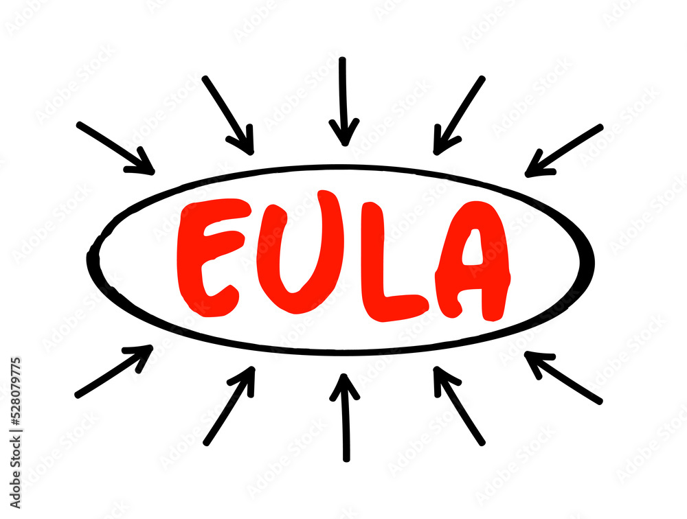 EULA - End User Licensing Agreement is a legal contract entered into ...