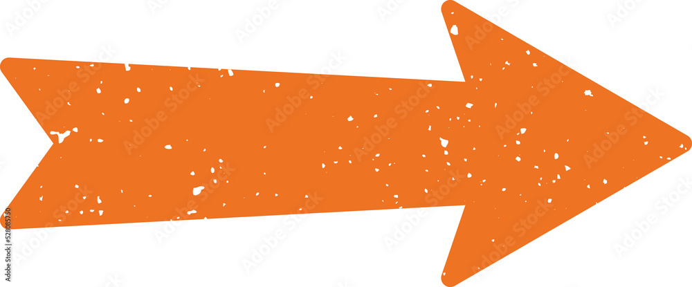 Distressed Arrow Transparent PNG | Rustic Directional Graphic Stock ...