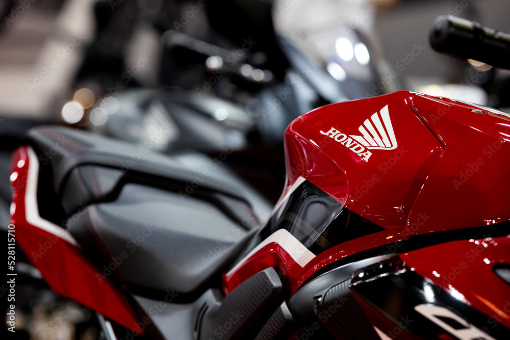 Honda logo emblem sign Stock Photo | Adobe Stock