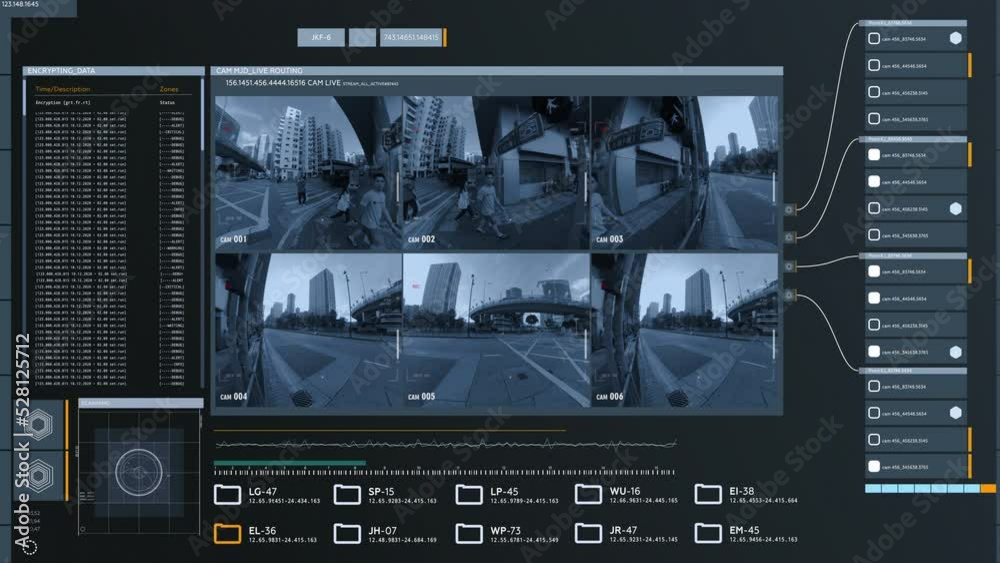High Tech Crime Detection Network Monitoring City Streets For Citizens ...