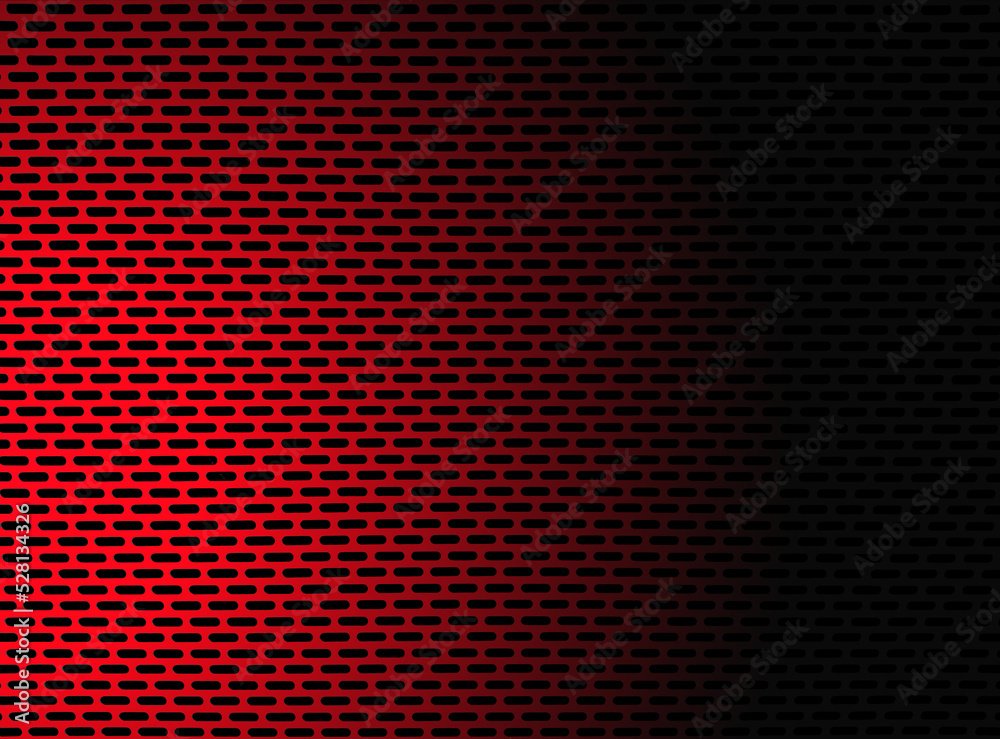 red metal grid background with black gradient pattern. Stock ...