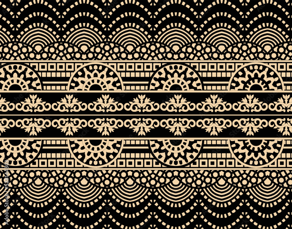 Vetor do Stock: beautiful and elegant border design, motifs, and ...