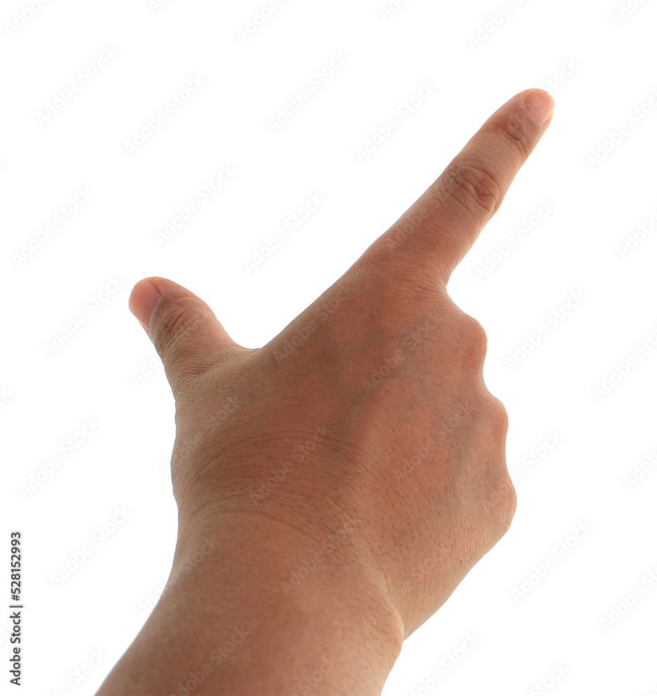 hand on transparent background png file Stock Photo | Adobe Stock