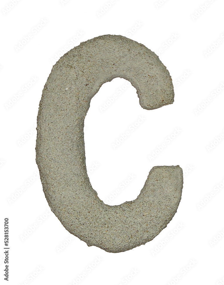 consonant letter c is used to make words on transparent background png ...