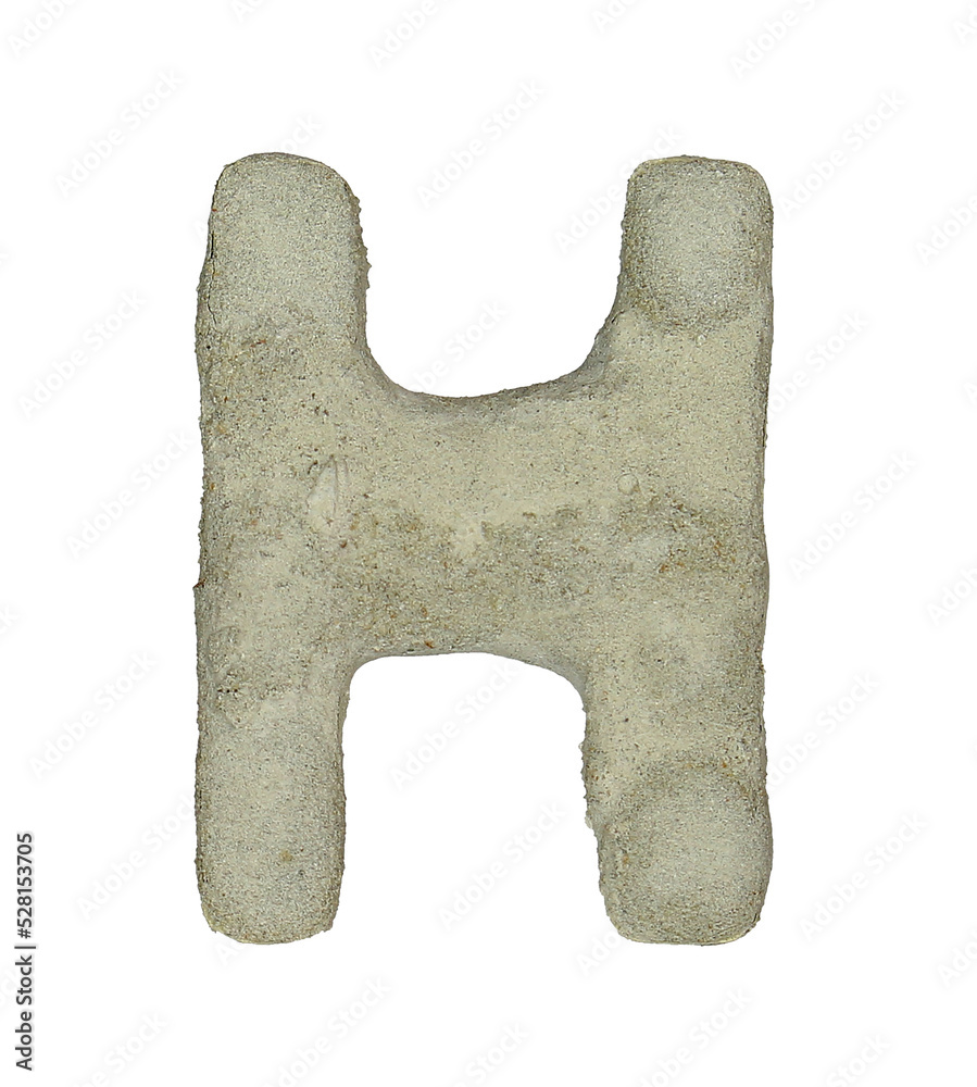 consonant letter h is used to make words on transparent background png ...