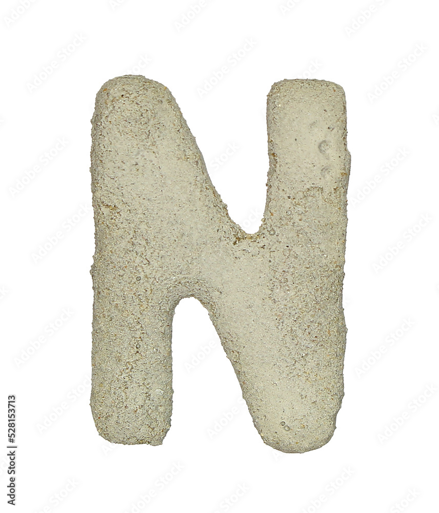 consonant letter n is used to make words on transparent background png ...