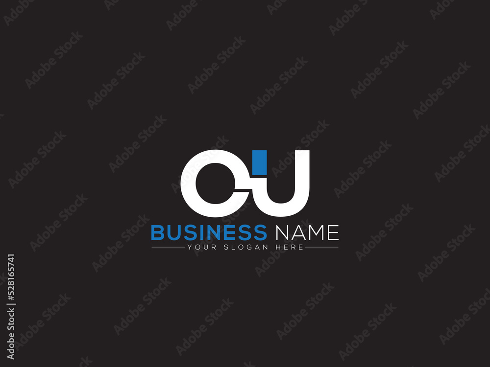Initial OU Logo Icon, Colorful Ou o&u Logo Letter Victor Image Design ...