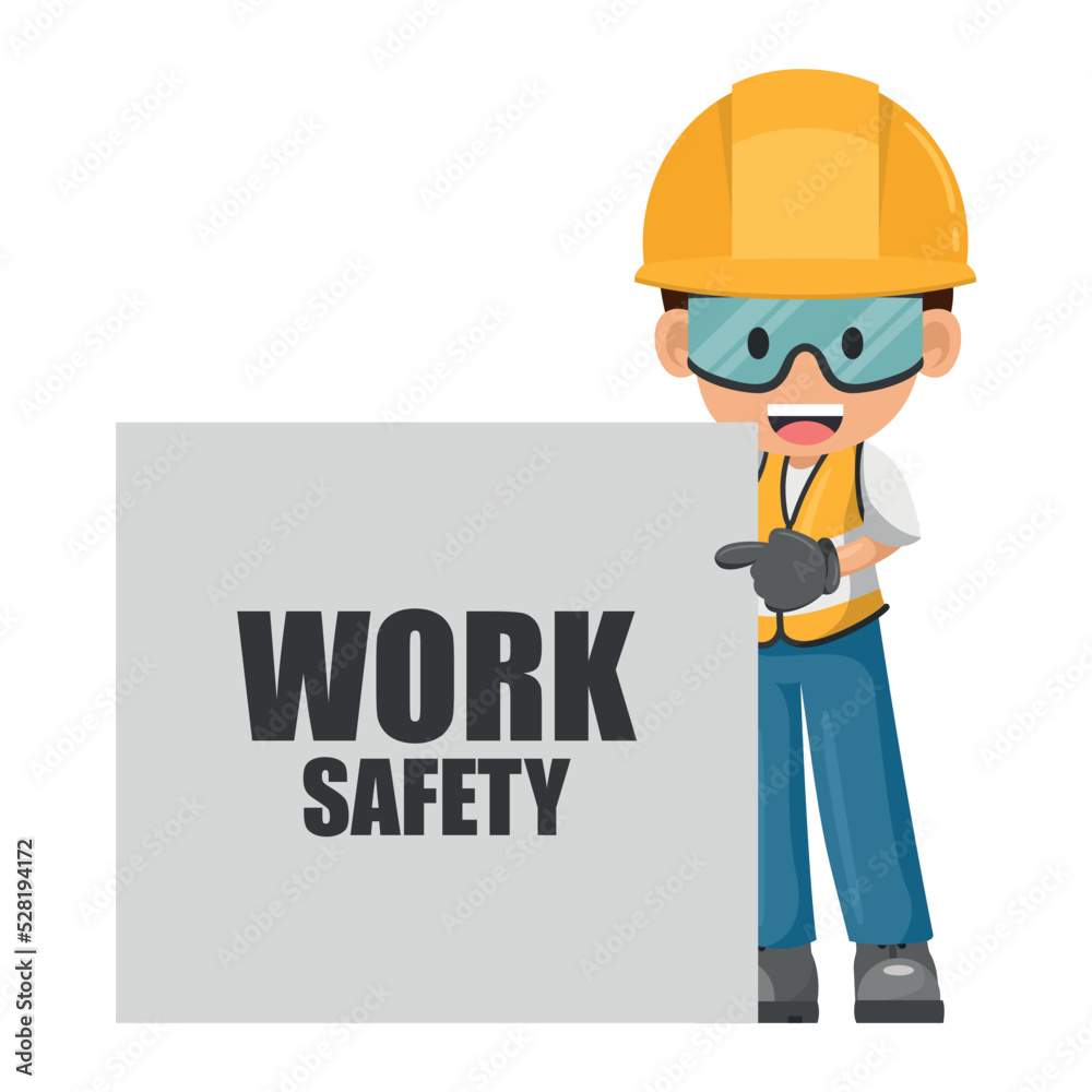 Construction industrial worker with his personal protective equipment ... Construction industrial worker with his personal protective equipment ...