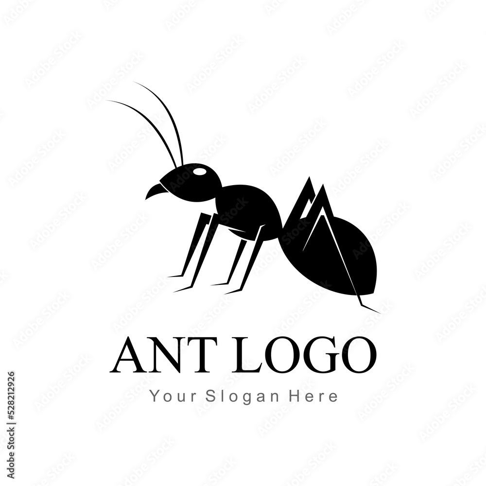 ant logo Stock Vector | Adobe Stock