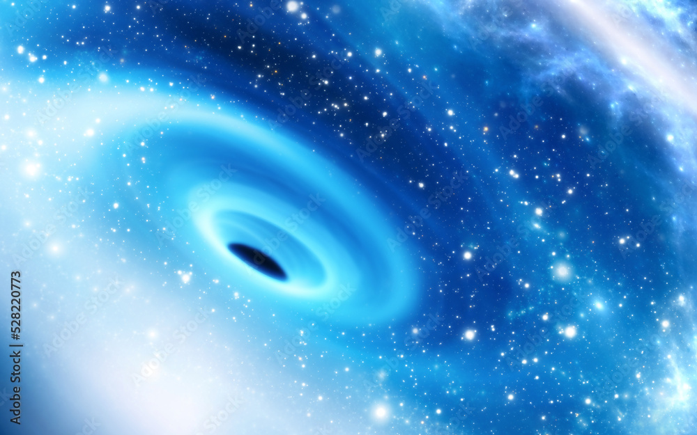 Cosmic nebula, black hole, .helix, galaxies and the shining stars on a ...
