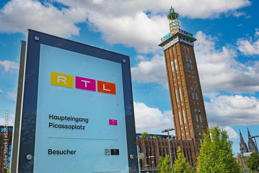Cologne (Deutz Rheinhallen), Germany - July 9. 2022: German RTL ...