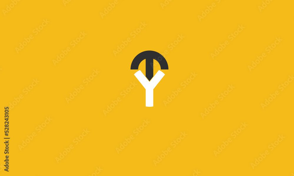 Alphabet letters Initials Monogram logo YM, MY, Y and M Stock Vector ...