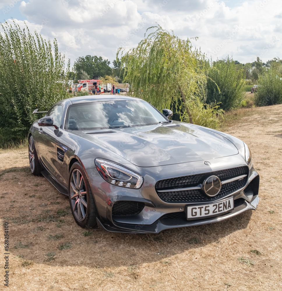 Old Buckenham, Norfolk, UK – September 03 2022. Front on view of a ...