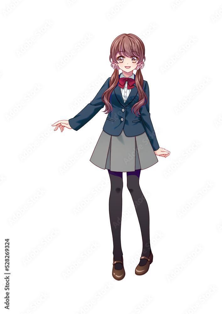 Anime Girl Full Body Poses at Owen Bateman blog