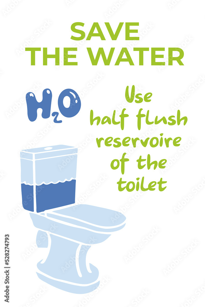 Save the water design vector illustration concept. Money economy, water ...