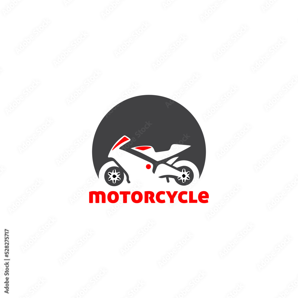 motorcycle logo design vector templet, Stock Vector | Adobe Stock