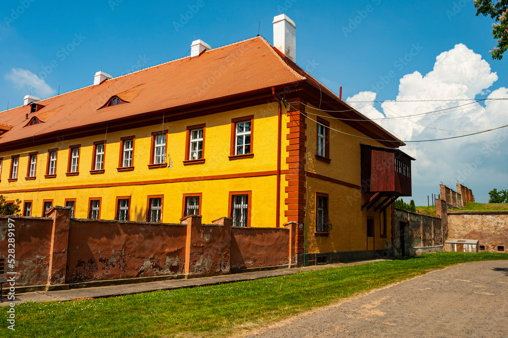 Foto Stock Terezin, Czech Republic - May 11, 2018: the Small fortress ...