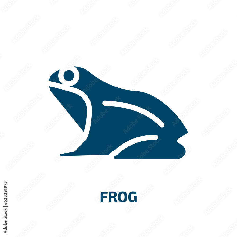 frog vector icon. frog, image, cartoon filled icons from flat nature ...