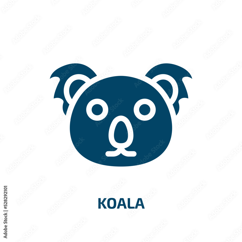 koala vector icon. koala, animal, australian filled icons from flat ...