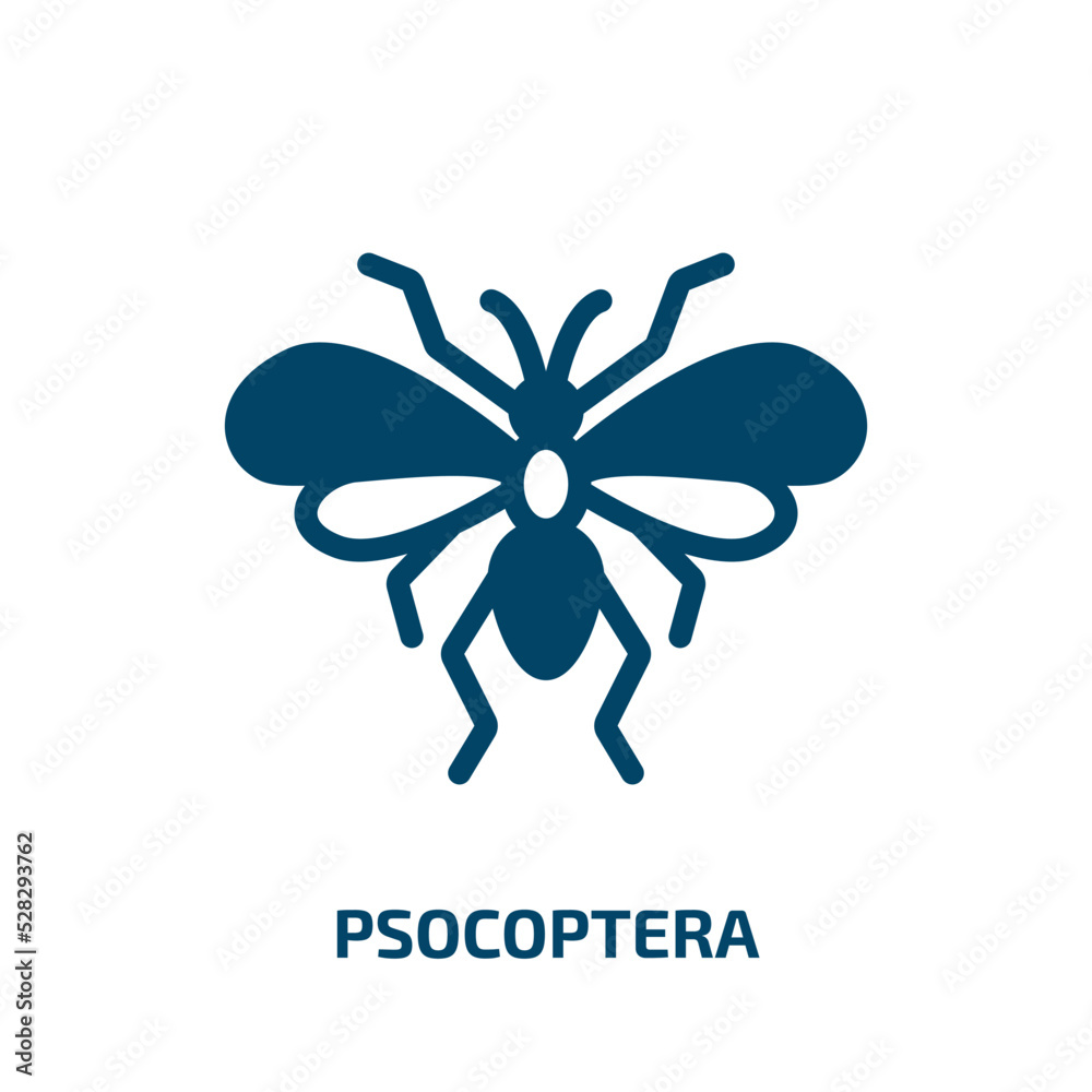 psocoptera vector icon. psocoptera, vector, graphic filled icons from ...