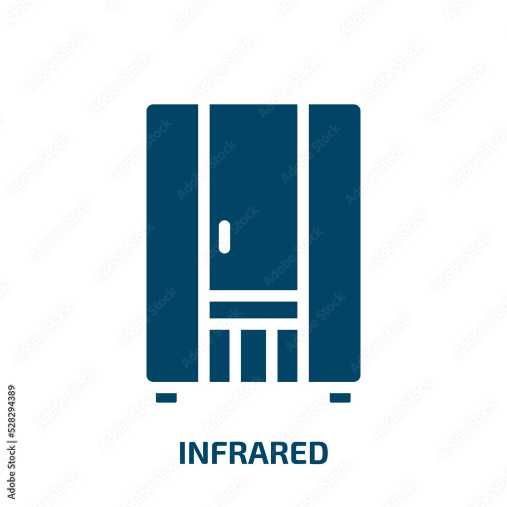 infrared vector icon. infrared, equipment, electronic filled icons from ...